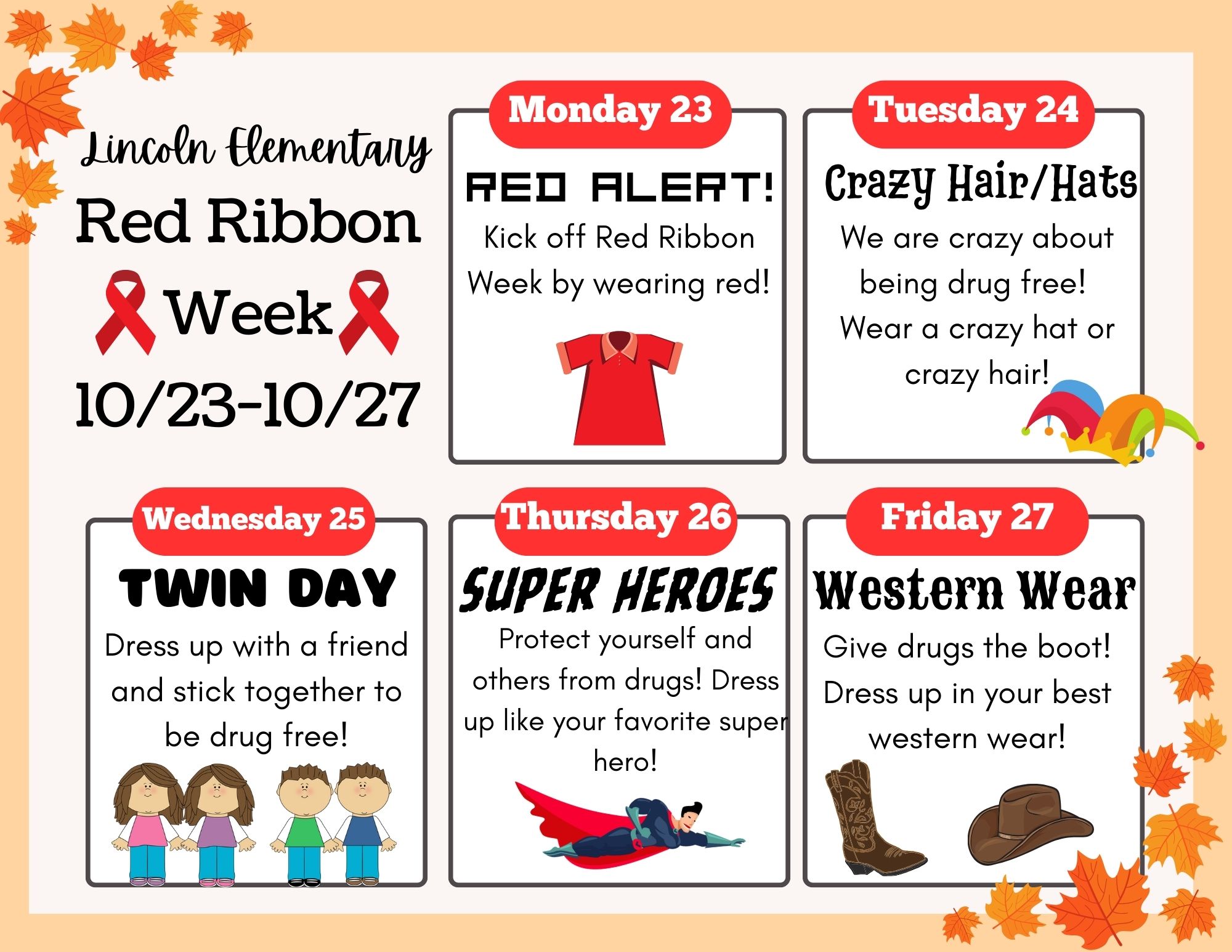 Overview/ Visión general / Red Ribbon Week