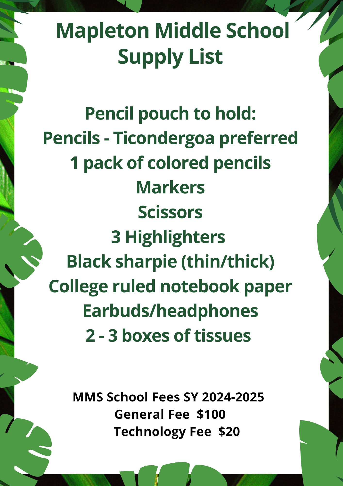 Mapleton Local School District - Middle School Home