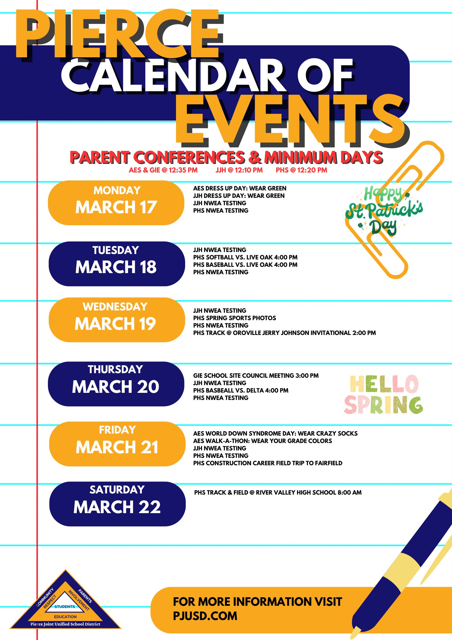 Pierce Joint Unified School District - Home