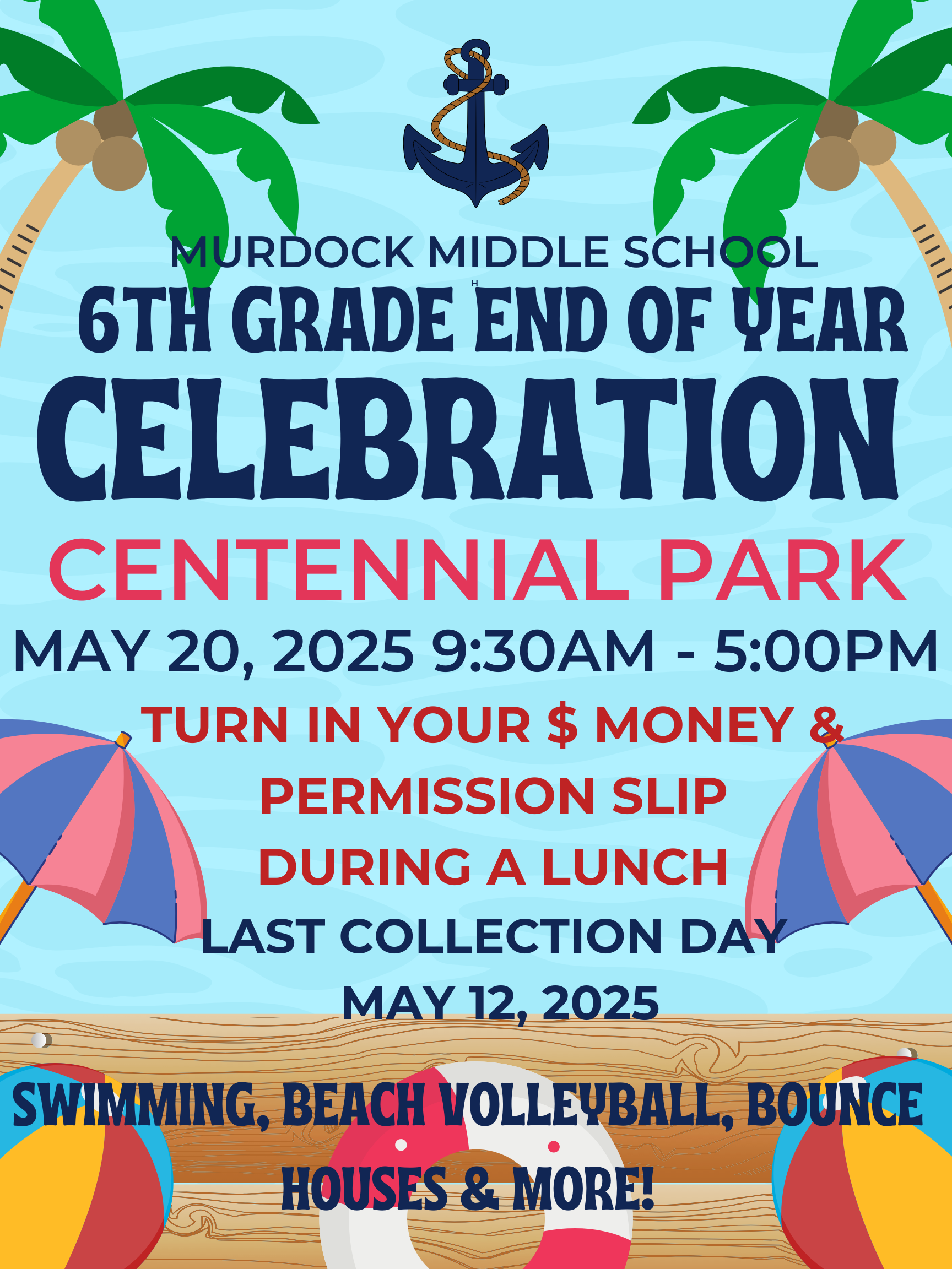 6th Grade Pool Party