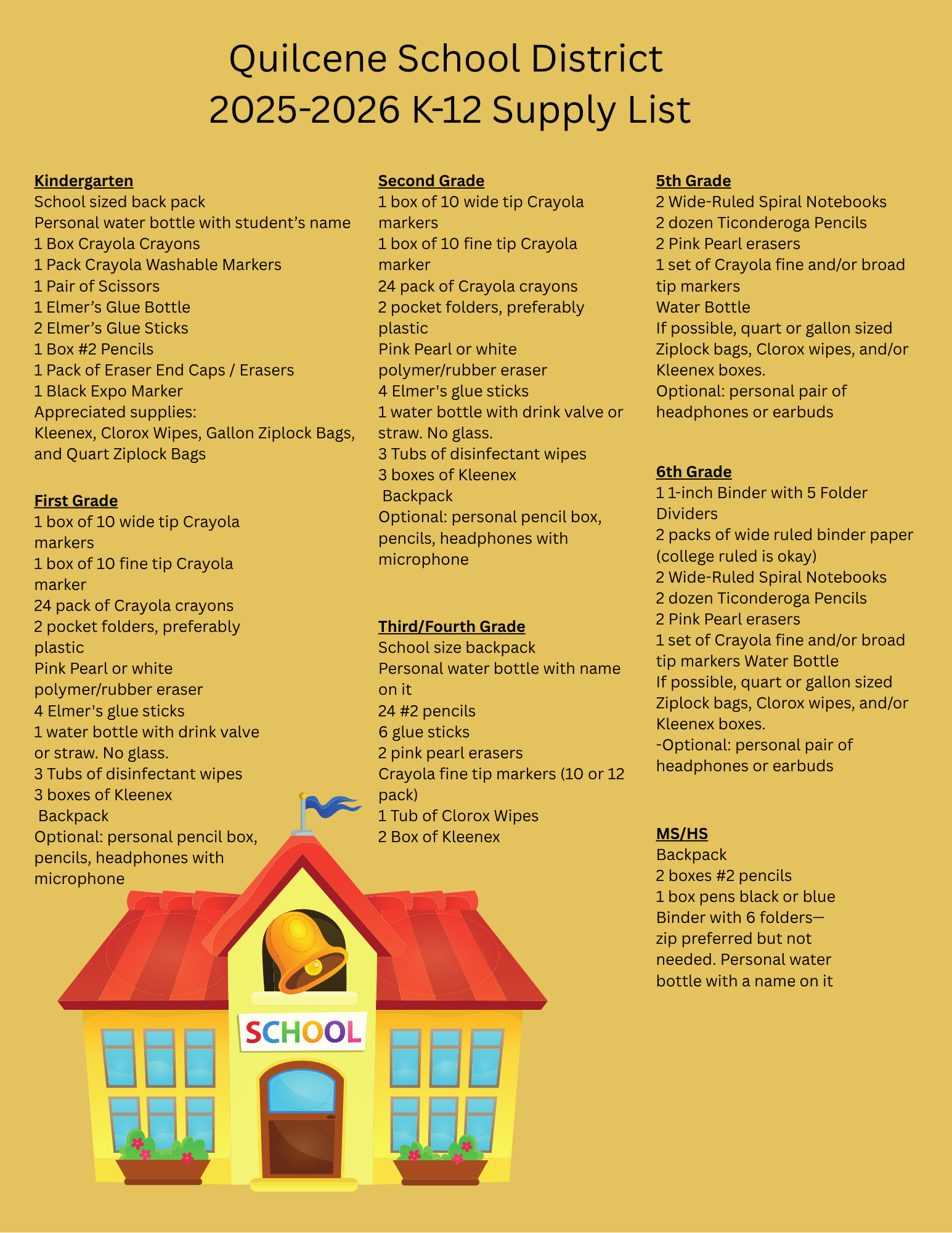 QUILCENE K-12 - Home