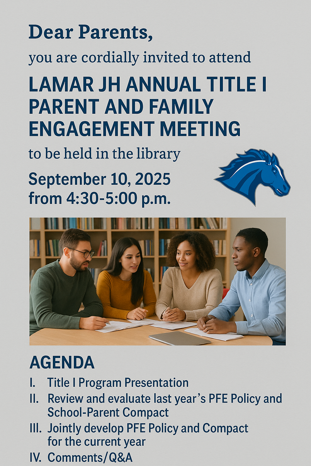 Lamar Junior High - Home