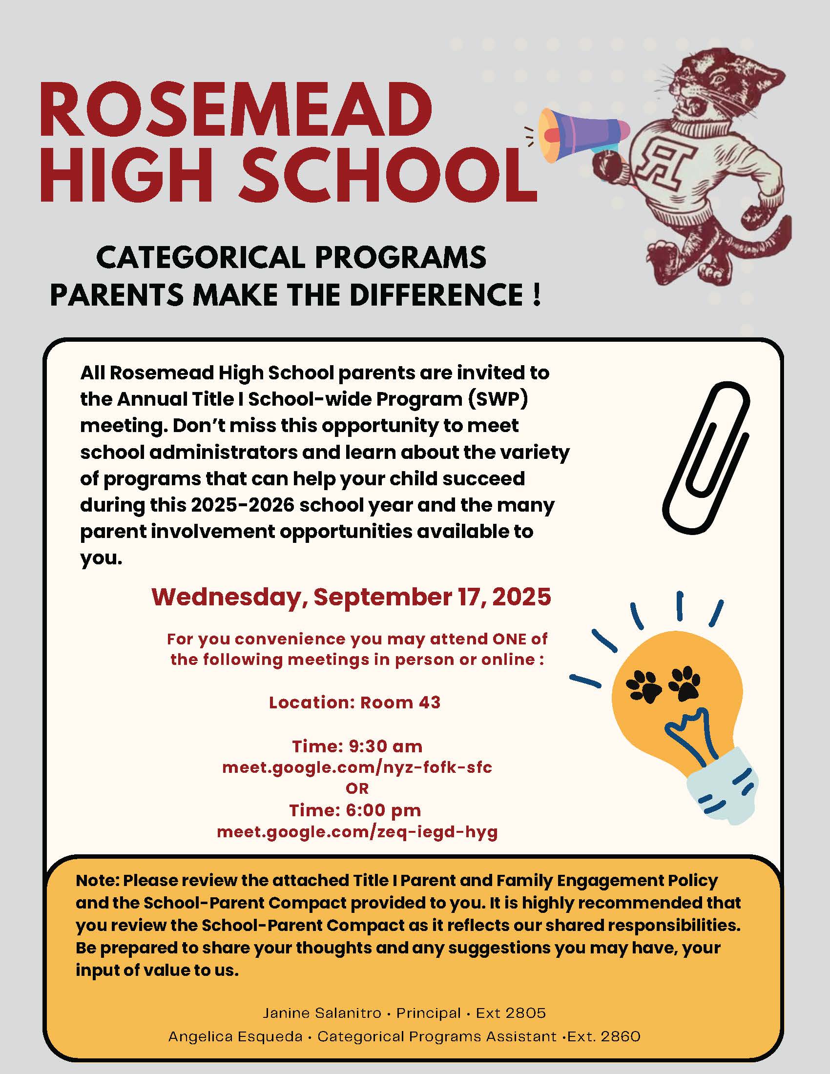 Rosemead High School - Home