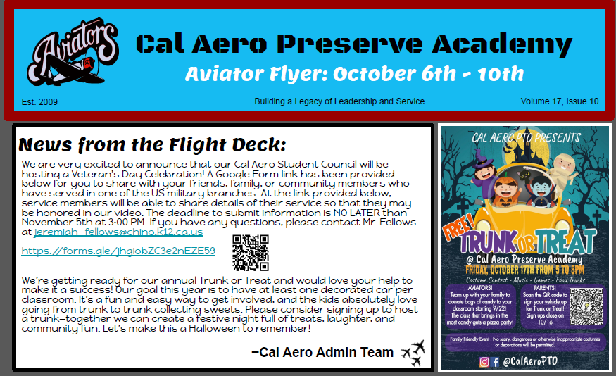 Cal Aero Preserve Academy K-8 - Home