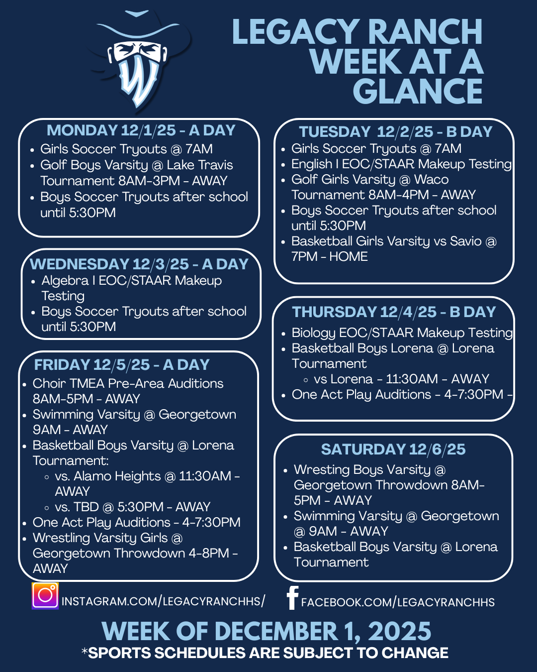 Legacy Ranch High School - Home