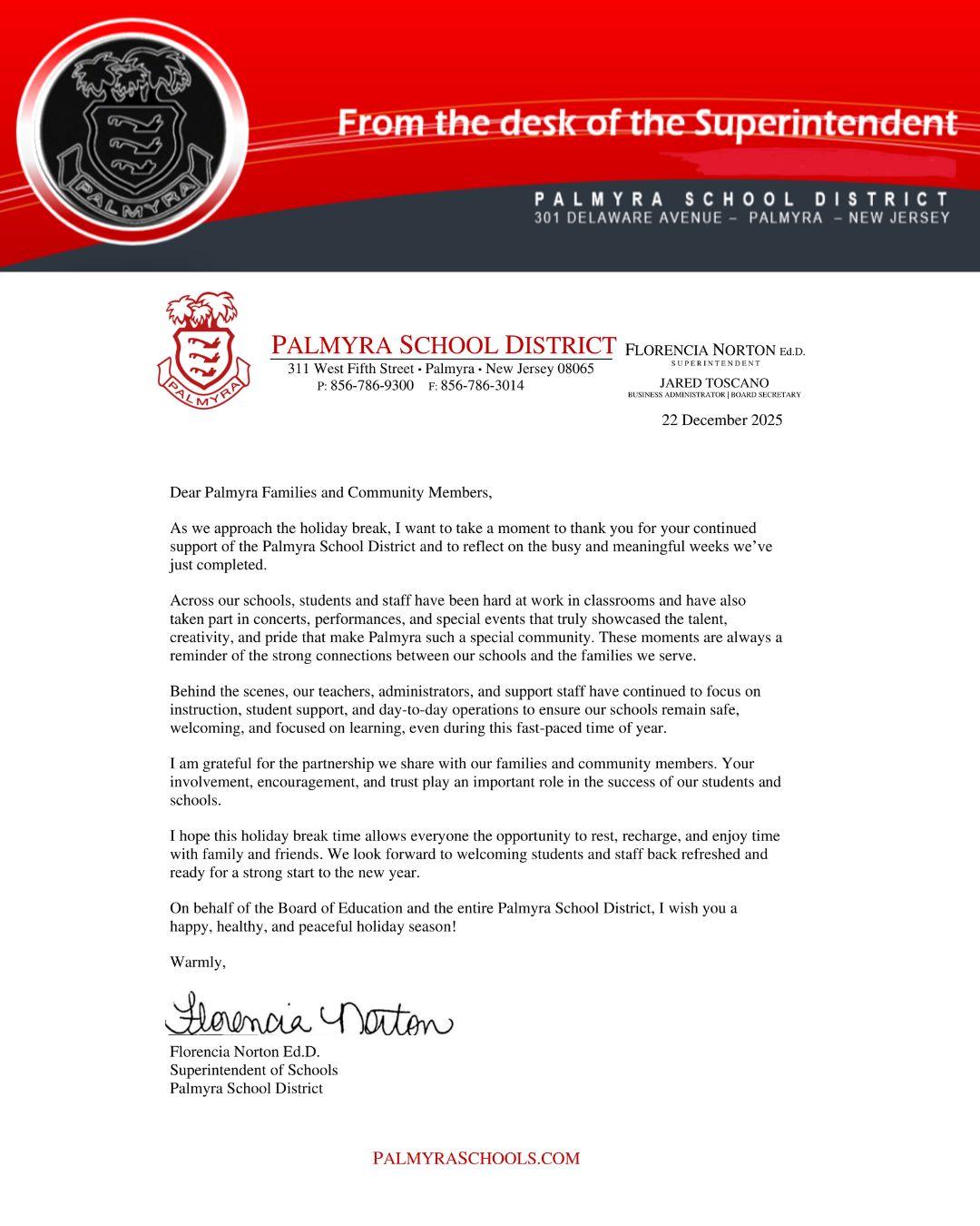 Palmyra School District