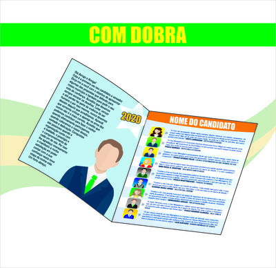 Panfleto de Propaganda Política (200x300m) - 4x4 cores - (FRENTE E ...