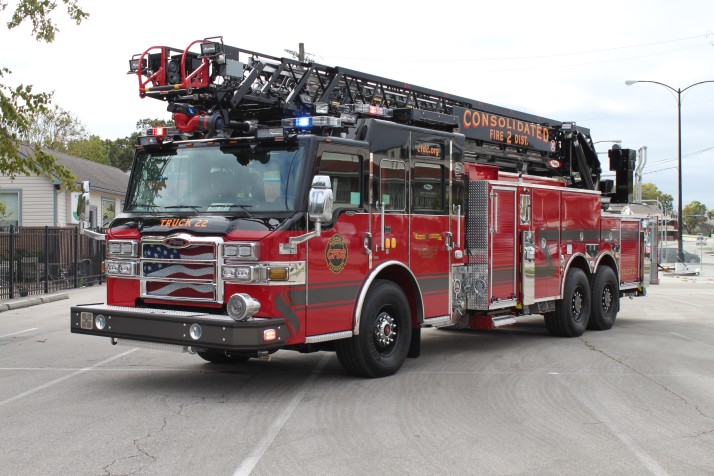 Fire Department Aerial Ladder Trucks