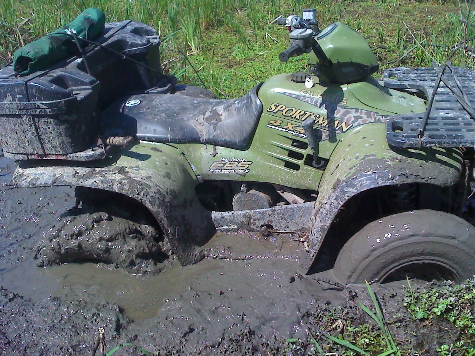 stuck - Mud & Water ATV Riding - QUADCRAZY