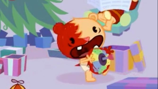 Cub's Christmas Smoochie - Happy Tree Friends - Mondo