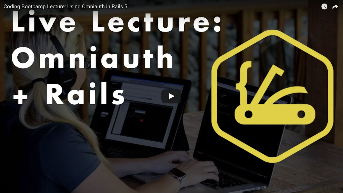Classroom Lesson Build A Facebook Login Feature In Rails