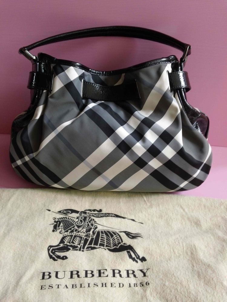 Grey And White Checkered Handbag | Paul Smith