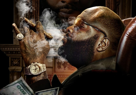 Rick Ross Smoking Cigar