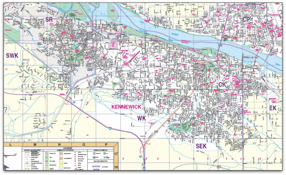 Kennewick Wa Zip Code Map - Map