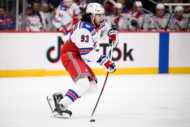 Zibanejad sets Rangers' record for power-play goals, ties team hat ...
