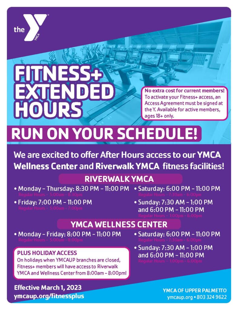 Fitness+ – YMCA of Upper Palmetto