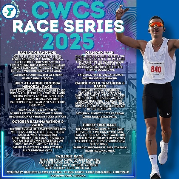 CWCS: 0. Race Series 2026: All 7 – Blair Regional YMCA