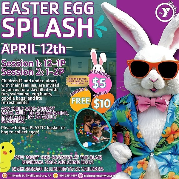 Pool Easter Egg Hunt – Blair Regional YMCA