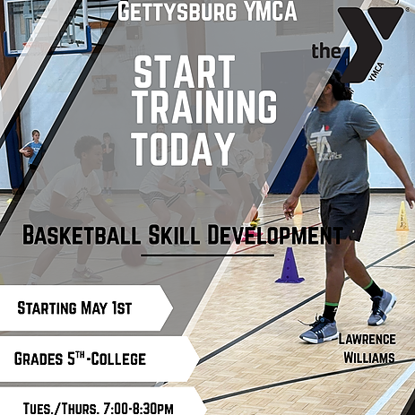 Sports – Gettysburg – Lawrence Williams Basketball – Hanover Area YMCA
