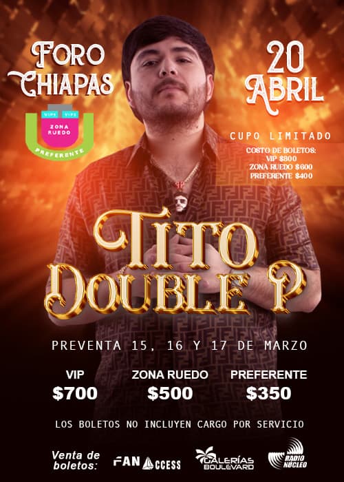 Boletos para Tito Double P en Fan Access