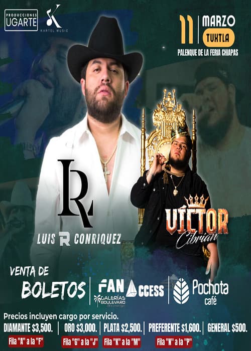 Boletos para Luis R. Conriquez & Victor Cibrian en Fan Access