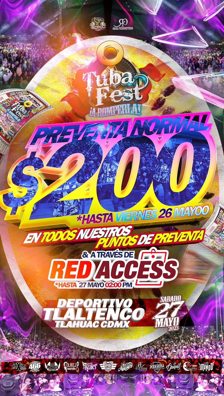 Boletos para Tuba Fest en Red Access