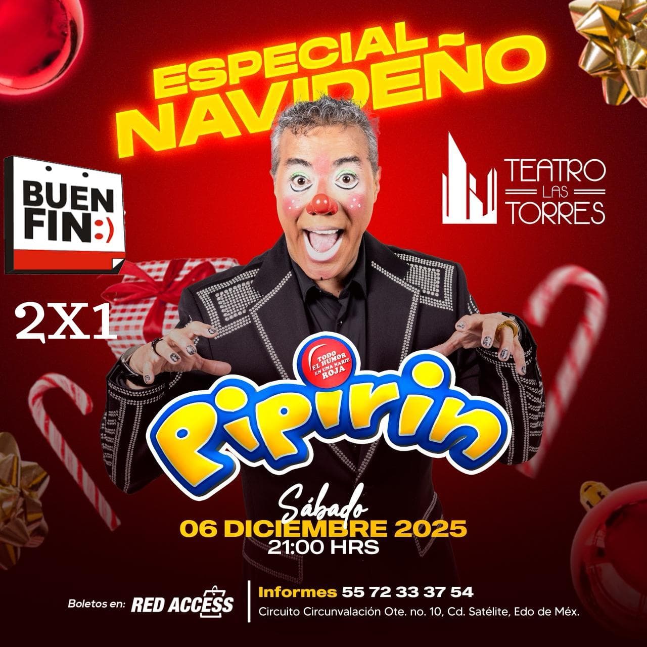 El Show de Pipirin Especial Navideño - Red Access | compra los boletos ...