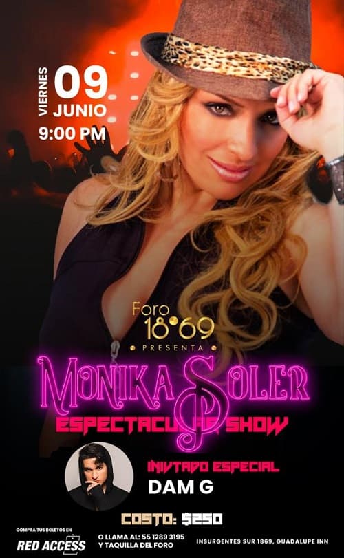 MONIKA SOLER - Red Access | compra los boletos para tus conciertos y ...