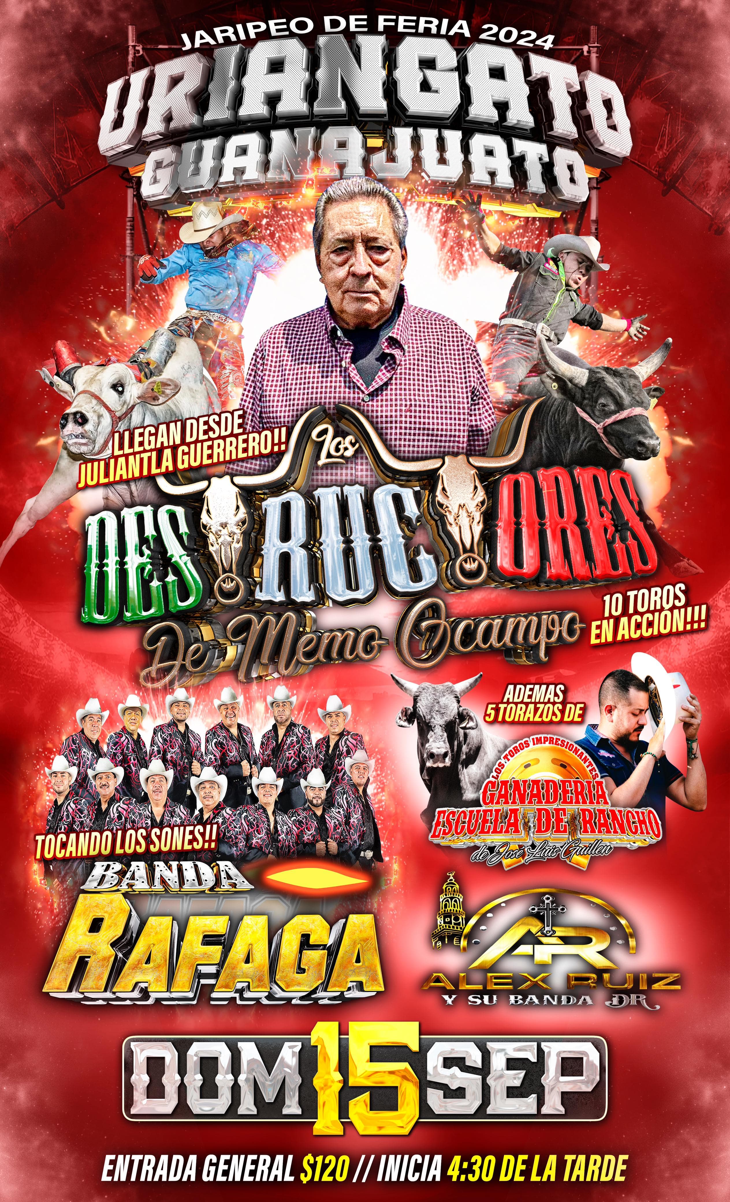 Boletos para Banda Rafaga Oficial En Los Sones - Los Destructores De Memo Ocampo en Red Access