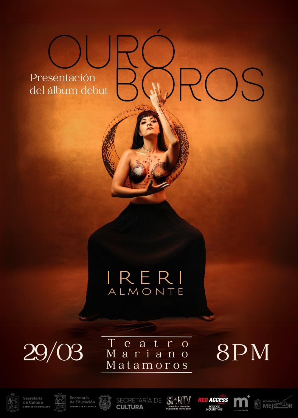 Boletos para Presentación Oficial del álbum debut "Ouróboros" de Ireri ...