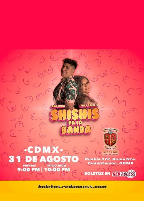 Boletos para Shishis pa la banda en Red Access