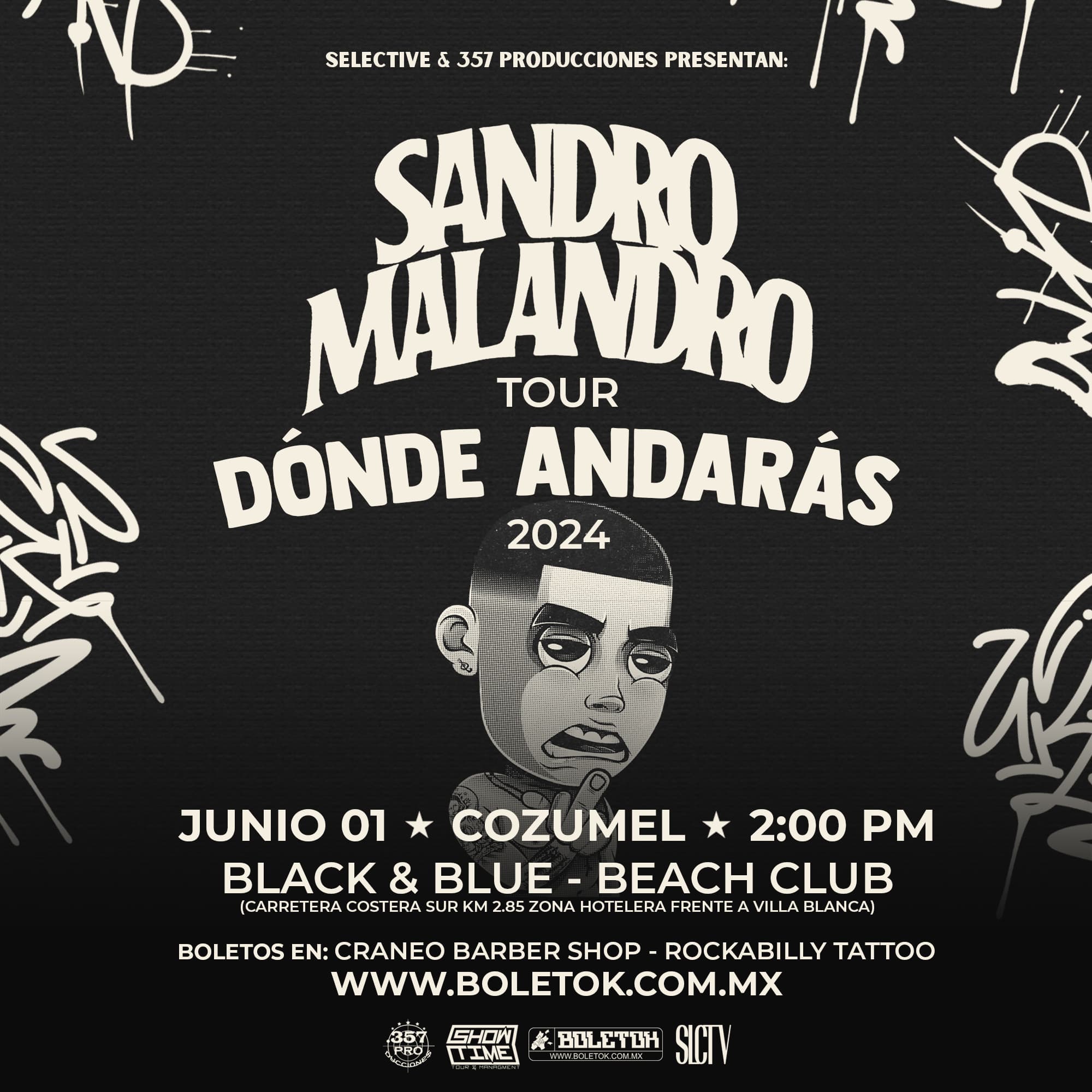 Boletos para SANDRO MALANDRO / COZUMEL / DONDE ANDARÁS TOUR en BOLETOK