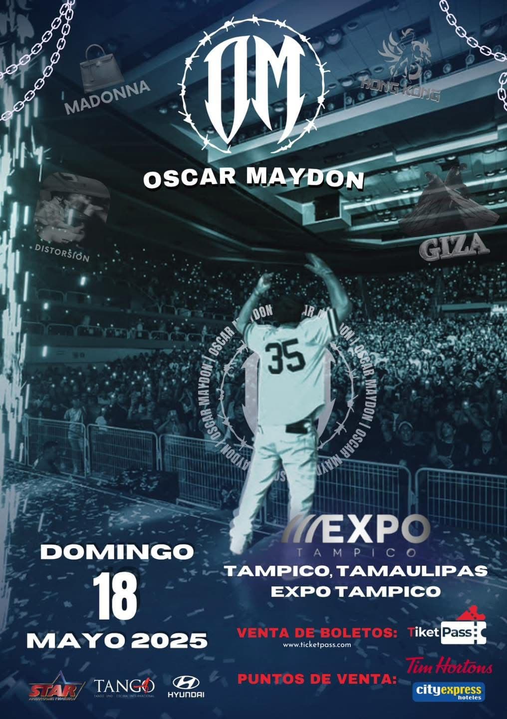 Boletos para OSCAR MAYDON TAMPICO en TiketPass