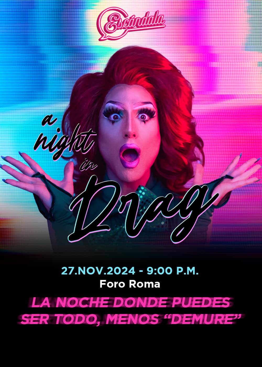 Boletos para A NIGHT IN DRAG en PrideMx Tickets