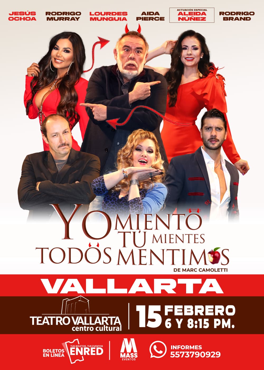 Boletos para Yo miento, Tú mientes, Todos mentimos. en ENRED