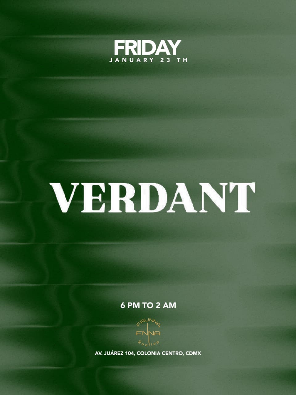 VERDANT: THE FIRST LIGHT - Coffee Party Verdant