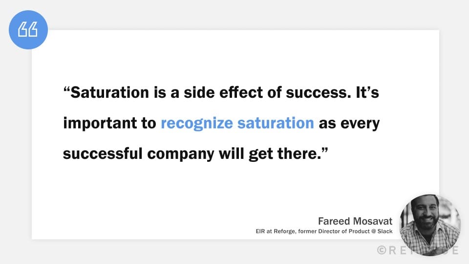 PMF Expansion Strategy - Saturation - Reforge