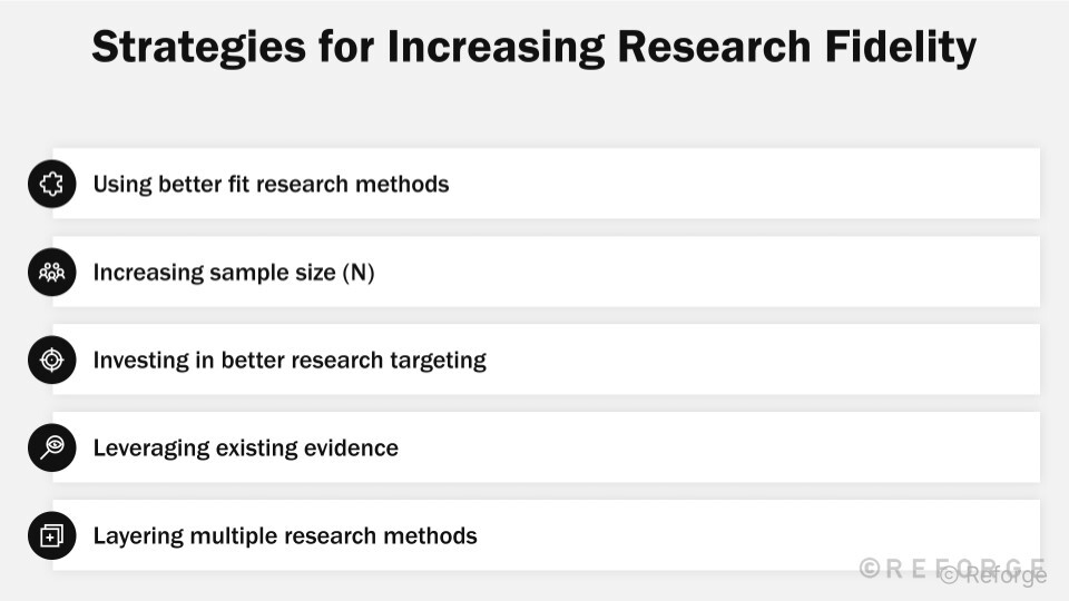 Decision-First Planning - Research Design Choices - Reforge