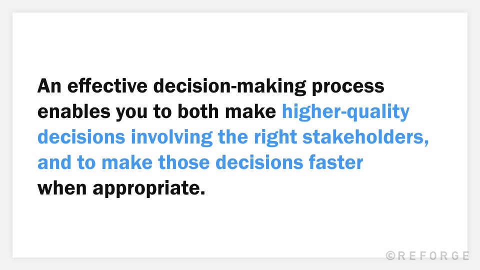 Decision Architecture - Intro to Decision Architecture - Reforge