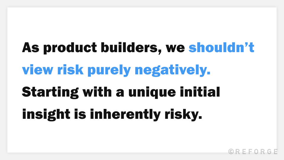 Validating Riskiest Hypotheses - Risk Validation Techniques - Reforge