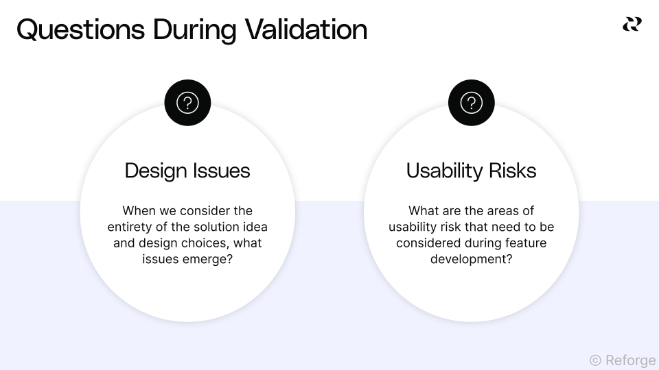 Feature Design Validation Prototype Testing Reforge