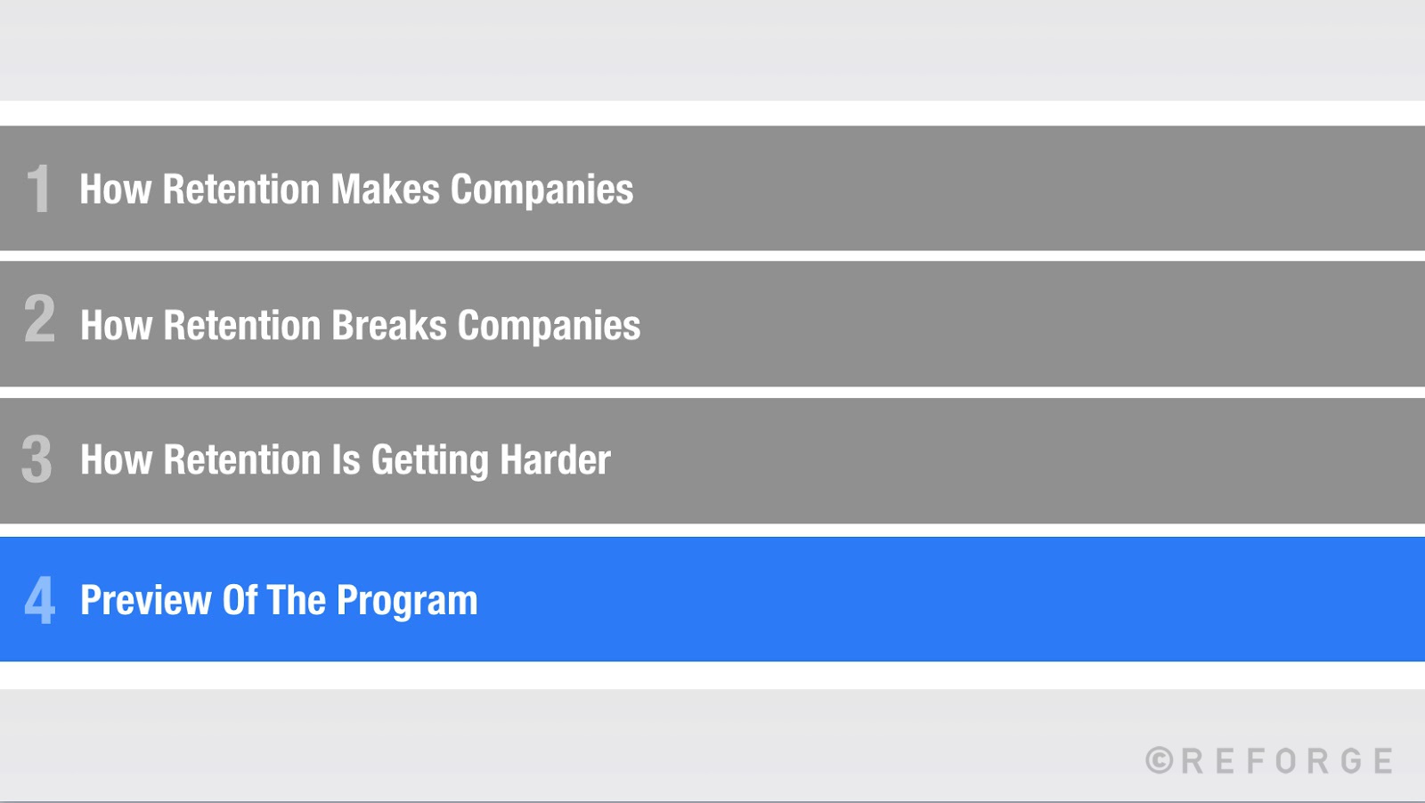 How Retention Determines The Top 1% - Preview Of The Program - Reforge