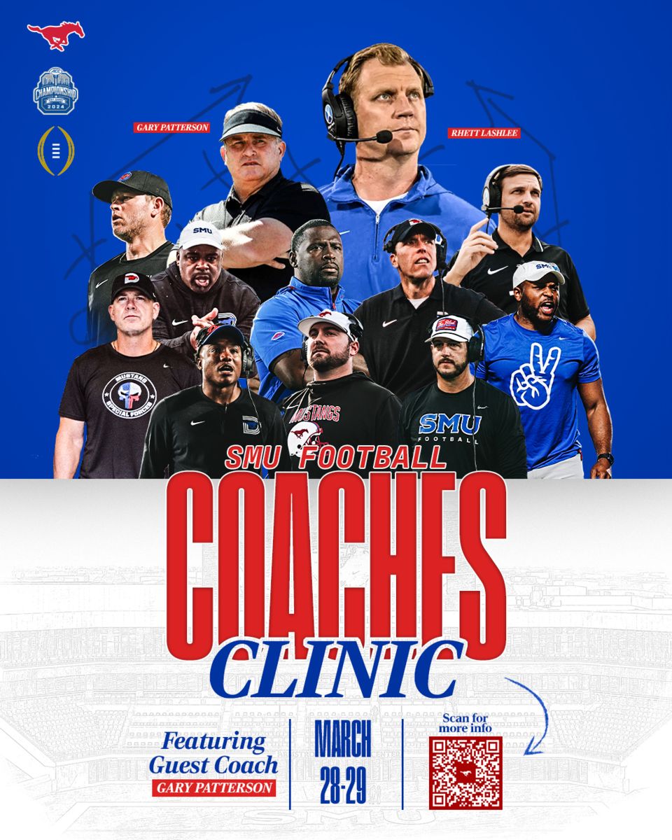 View SMU FB High School Coaches Clinic Details