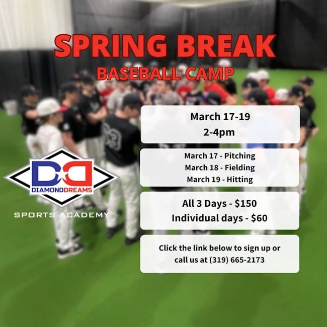 View Spring Break Baseball Camp Details