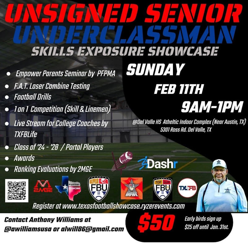 View Class of 2023 - 2028 | Unsigned Senior Showcase/Underclassmen Showcase | Feb. 11th Details