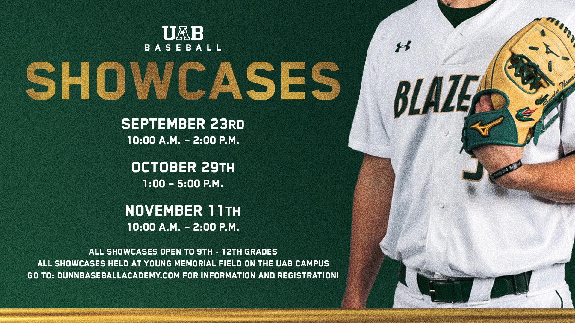 View UAB Showcase Camp | October 29th Details
