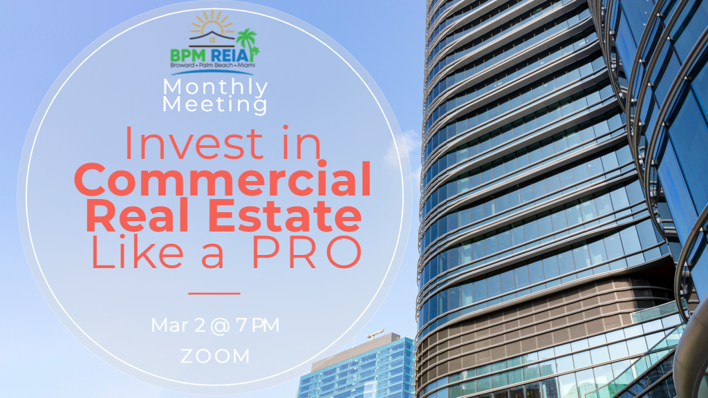 Invest in Commercial Real Estate Like a PRO - BPM REIA