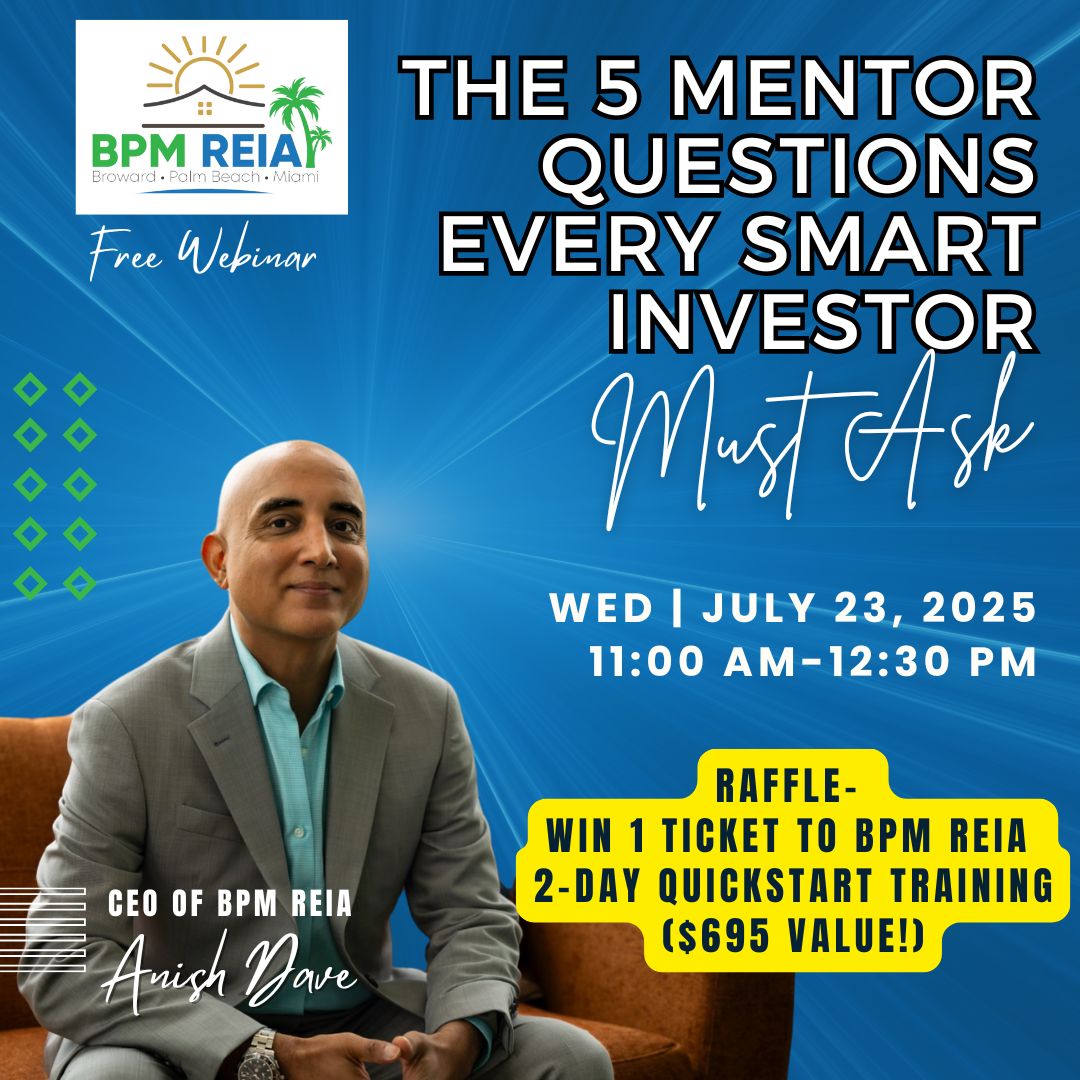 The 5 Mentor Questions Every Smart Investor Must Ask - BPM REIA
