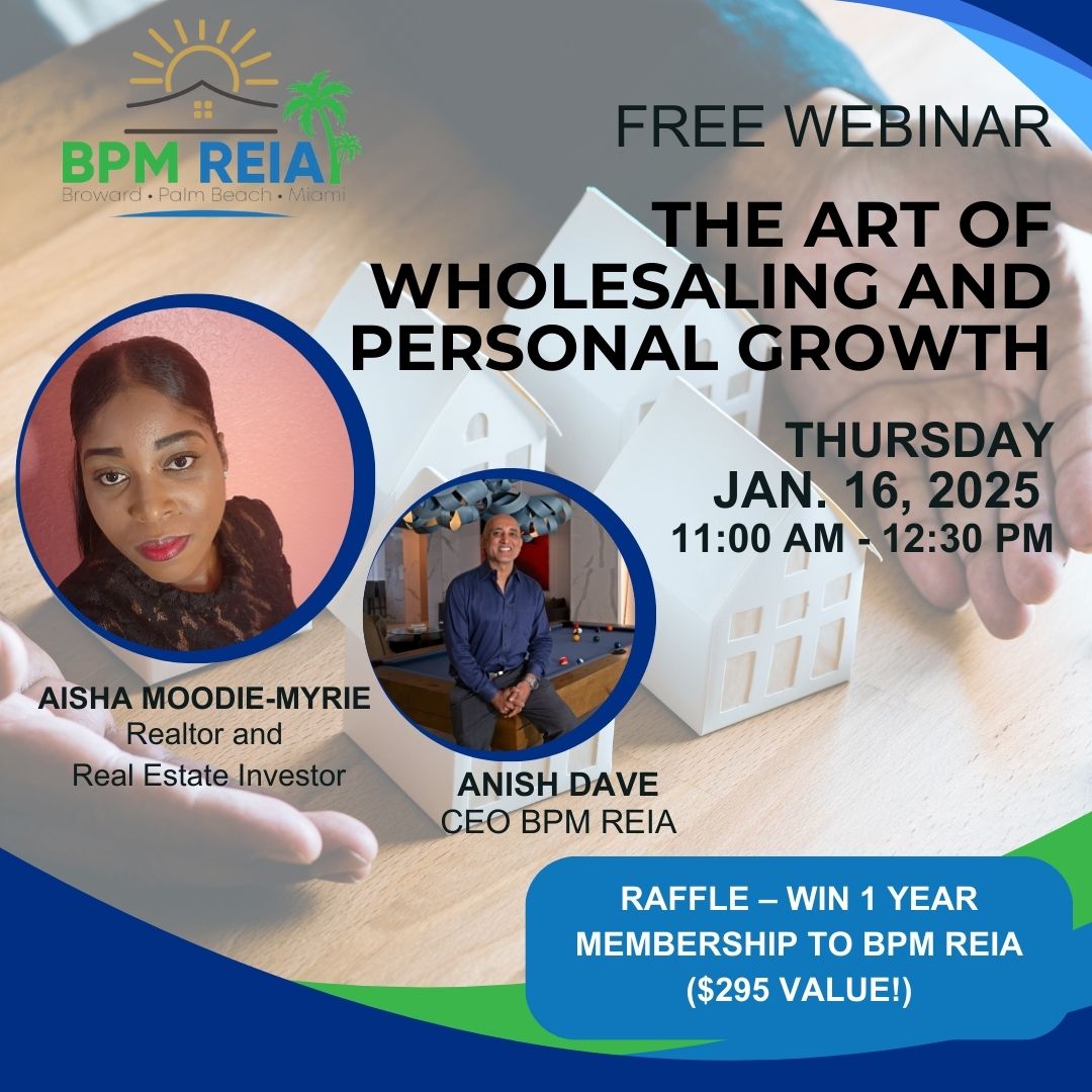 The Art of Wholesaling and Personal Growth - BPM REIA