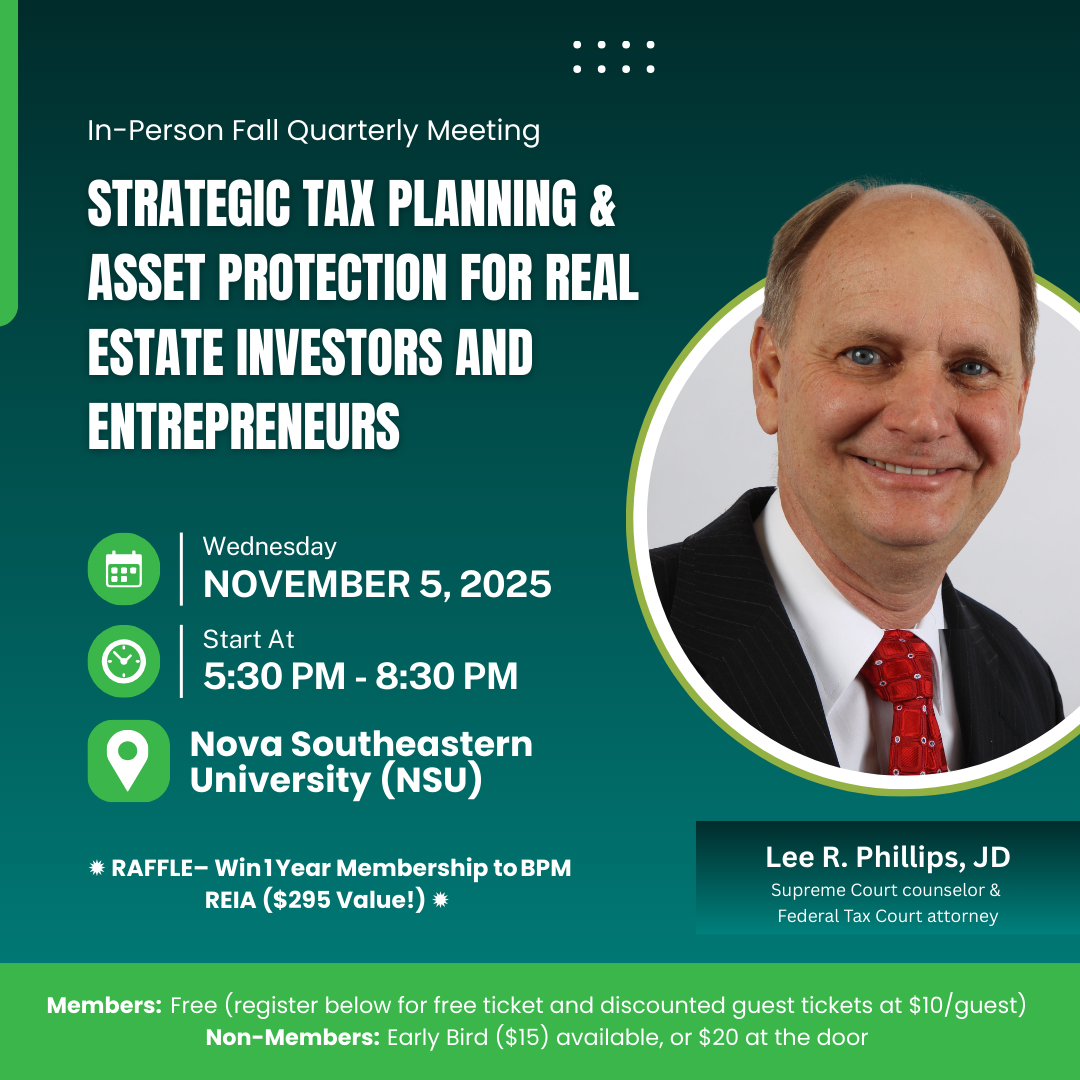 Strategic Tax Planning & Asset Protection for Real Estate Investors and ...